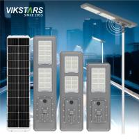China New Bidirectional Solar Street Lamp IP66 LED Solar Garden Light 600W 900W All in One Solar Landscape Lights for sale