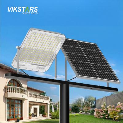 China Battery Replaceblae 60w 100w 200W 300w Solar Flood Lights With PC Lens for sale