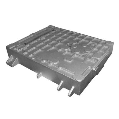 China Powder Coating A390 Aluminum Alloy Die Casting Communication Panel Housing - Custom OEM with 19-22% Si Content Alloy Options for sale