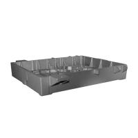 China Powder Coating A390 Aluminum Alloy Die Casting Communication Panel Housing - Custom OEM with 19-22% Si Content Alloy Options for sale