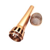 China Kirsite Die Casting Chrome Plated Precision Microphone Shell for Live Performance 200g for sale