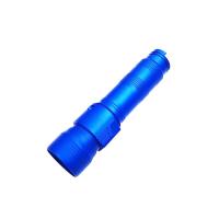China Turret Lathe CNC Turning Aluminum 6061 Laser Lamp Housing Flashlight Shell ±0.005mm Tolerance for sale