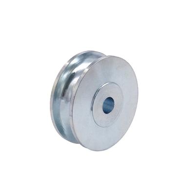 China CNC Turning Galvanized Sheave Carbon Steel 45# Vertical Lathe Mechanical Pulley 150mm for sale