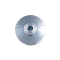 China CNC Turning Galvanized Sheave Carbon Steel 45# Vertical Lathe Mechanical Pulley 150mm for sale