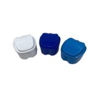 China Custom Size Plastic Injection Molded Denture Storage Box Multiple Colors PET Material for sale