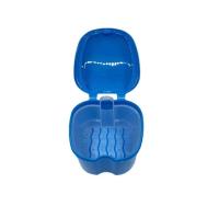 China Custom Size Plastic Injection Molded Denture Storage Box Multiple Colors PET Material for sale