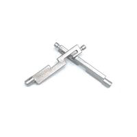 China Metal Injection Molding Aluminium Sheet Fabrication Hanging Indicator 200mm for sale