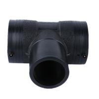 China Black Plastic Injection Mold Tee Wire Mesh Skeleton Composite PE Electrofusion Pipe Fitting Joint for sale