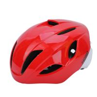 China Red Plastic Injection Molded Mountain Bike Helmet with USB Charging Tail Lamp 1500 Ton Capacity for sale