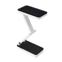 China STP Plastic Injection Molded Solar Rechargeable Foldable LED Desk Lamp with Removable Lithium Battery for sale