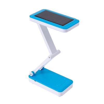 China STP Plastic Injection Molded Solar Rechargeable Foldable LED Desk Lamp with Removable Lithium Battery for sale