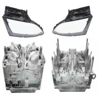 China Plastic Injection Mold OEM Auto Head Lamp Molds 300000 Shots Automotive Lamp Lens Car Light Molding for sale