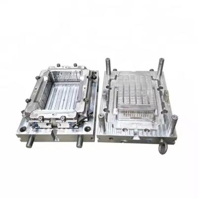 China Automatic Injection Mold for Stackable Plastic Crate 300000 Shots Hot Runner for sale