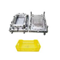 China Automatic Injection Mold for Stackable Plastic Crate 300000 Shots Hot Runner for sale