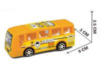 China Hot-Selling Inertia Toy Automobile Friction Drive Bus Inertia Zhongba Automobile Toy Yellow OPP Bag OEM for sale