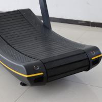 China Mechanical Curved Treadmill Machine Exercise Gym Equipment For Athlete Training for sale
