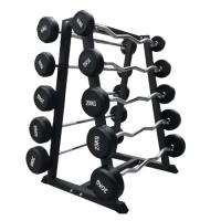 China Squat Fitness Horizontal Barbell Rack Standing Holder ODM for sale