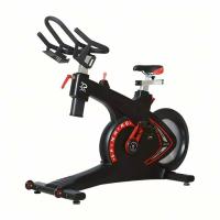 China Commercial Spinning Bike 49kg Steel Frame Belt Chain Drive Home Gym Cardio Exercise Machine for sale
