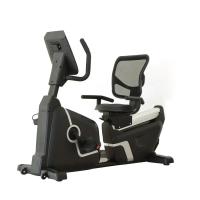 China Horizontal Magnetic Cardio Machine Stationary Recumbent Exercise Bike for sale