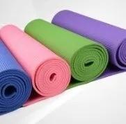 China Colorful PU Rubber Yoga Mat 8mm 10mm Eco Friendly Non Slip Tear Resistant for sale
