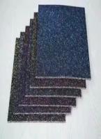 China Indoor EPDM Rubber Interlocking Gym Mats 50cm x 50cm Yoga Flooring Tiles for sale