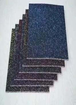 China Indoor EPDM Rubber Interlocking Gym Mats 50cm x 50cm Yoga Flooring Tiles for sale