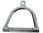 China Commercial Gym D Grip Shovel Handle High Strength Steel Fitness Accessory for sale