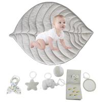 China Baby Play Mats Round Floor Soft Cotton Baby Bedding Blanket Lace Crawling Mat Game Pad Toys For Children Room for sale