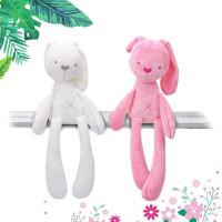 China Cute Rabbit Doll Baby Soft Plush Toys For Children Appease Sleeping Crib Stuffed Animal Baby Toys For Infants Birthday for sale