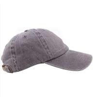 China Gray Wholesale Custom Vintage distressed Baseball Cap 100% Washed Twill Soft Cotton Adjustable Unisex Dad-Hat for sale