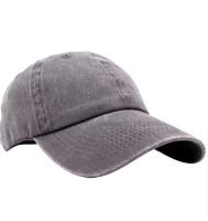 China Gray Wholesale Custom Vintage distressed Baseball Cap 100% Washed Twill Soft Cotton Adjustable Unisex Dad-Hat for sale