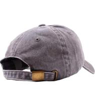 China Gray Wholesale Custom Vintage distressed Baseball Cap 100% Washed Twill Soft Cotton Adjustable Unisex Dad-Hat for sale