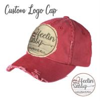 China High Quality Custom Distressed Dad Hats Unisex Cotton and Fabric Sports Cap with Lighted Feature and Metal Buckle Closur for sale