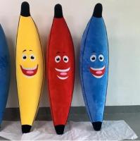 China amusement park plush toy gift inflatable plush carrot toys inflatable banana toys 1.5m for sale