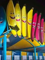 China amusement park plush toy gift inflatable plush carrot toys inflatable banana toys 1.5m for sale