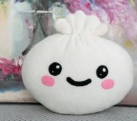 China Custom kawaii handmade smile bao dumpling plush Toy for sale