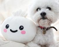 China Custom kawaii handmade smile bao dumpling plush Toy for sale