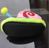 China Custom winter indoor shoes snails plush Slippers for sale