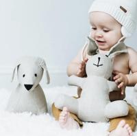 China Custom natural cotton linen toys floppy animal Bunny for sale