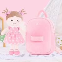 China Toddler Backpack Kids Backpacks with Soft Plush Baby Dolls, Birthday Gifts for Kids for sale