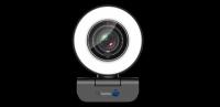 China 1080P 60FPS USB Streaming Gaming Web Camera With Touch Beauty Light for sale