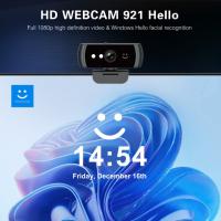 China Windows AI Face Recognition Webcam 1080p 30FPS Fixed Focus Webcam for sale