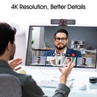 China 4K AI Powered Conference Webcam High Resolution Microsoft Teams Camera for sale