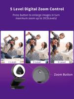 China 4K 30FPS Auto Focus Webcam HD 1080p With Ring Light for sale