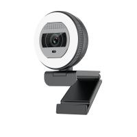 China Touch Ring Light Auto Focus Web Camera USB Webcam 2K 30fps for sale