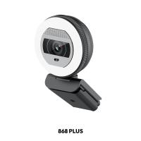 China Touch Ring Light Auto Focus Web Camera USB Webcam 2K 30fps for sale