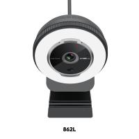 China 1080p 60fps Streaming Webcam With Ring Light 4K Computer Camera for sale