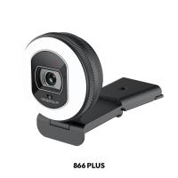 China 2K 30fps Live Streaming Webcam Remote Control Touch Light USB Video Web Camera for sale