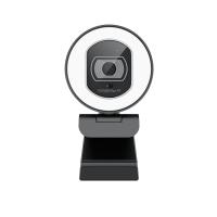 China Stepless Dimming 30fps 2K Web Camera USB Webcam With Noise Canceling Mic for sale