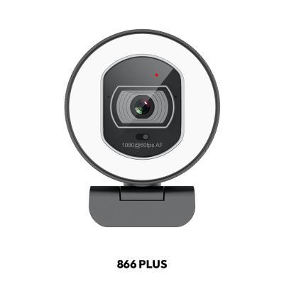 China Touch Ring Light Auto Focus Webcam USB Web Camera With Remote Control for sale